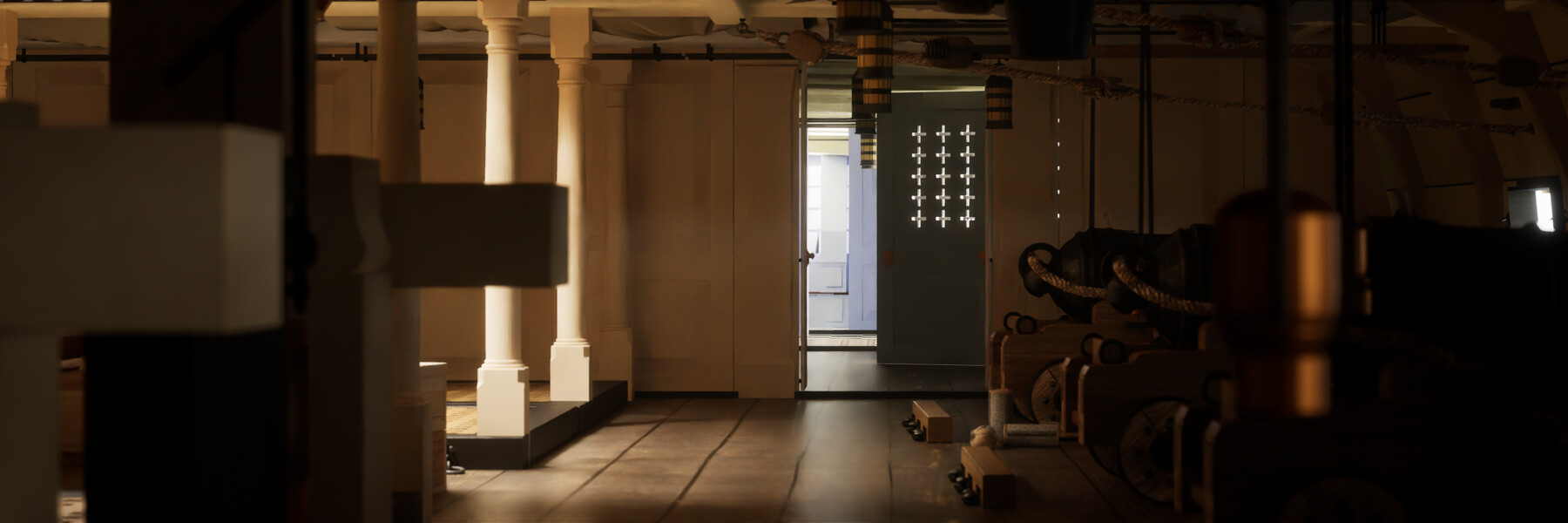 ArtStation - Sailing/Pirate Ship INTERIOR - 3D Model for Concept Art ...