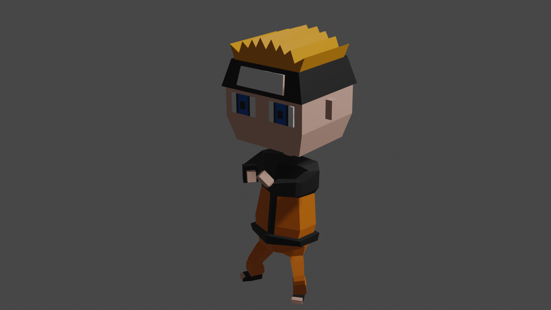 ArtStation - CARTOON NARUTO MODEL 3D | Resources