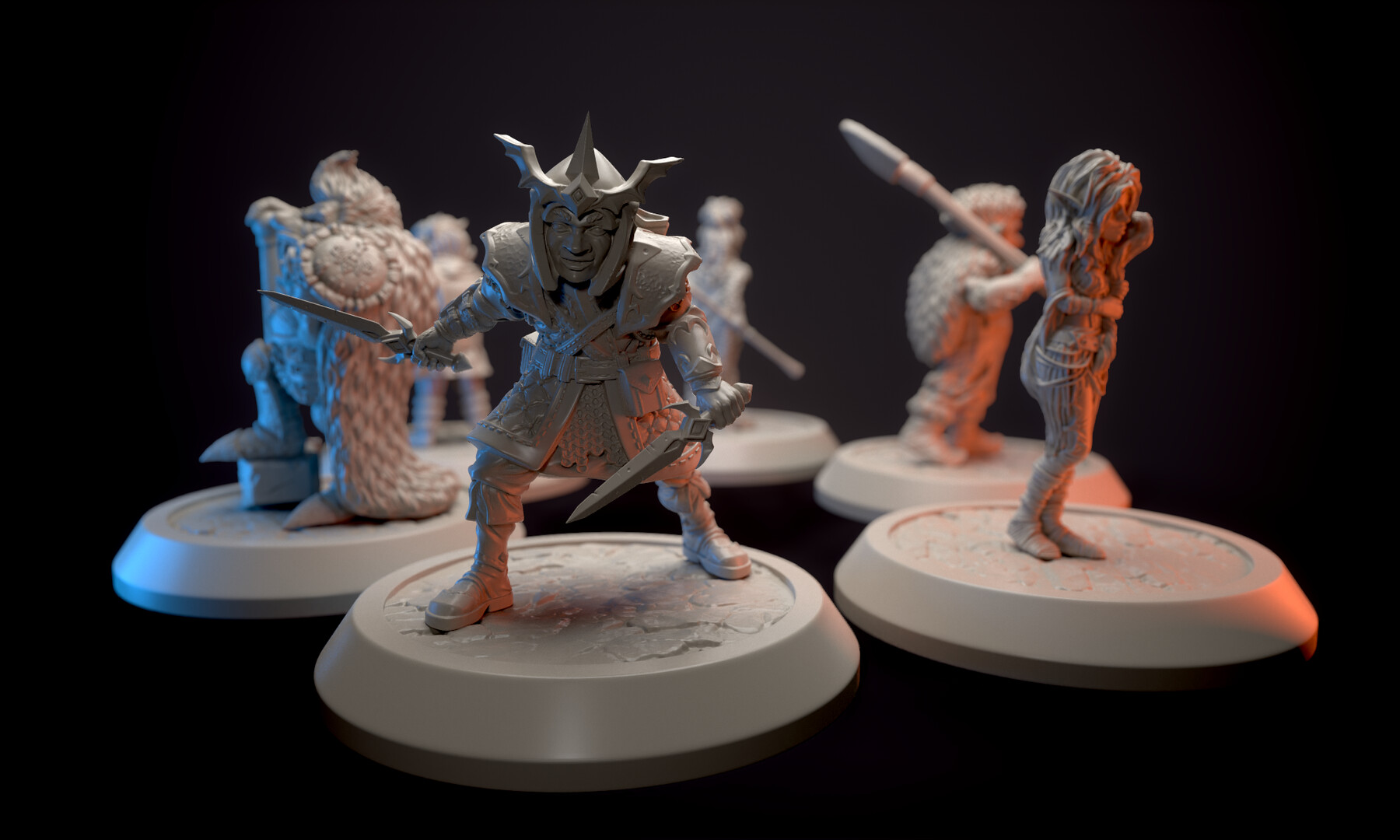 ArtStation - Nimble People miniature series | Resources