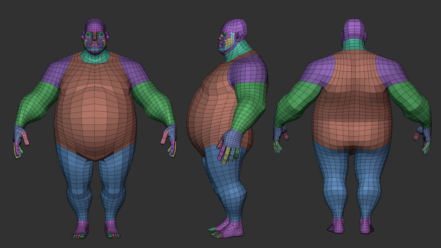 ArtStation - Stylized Fat Lowpoly Basemesh | Resources