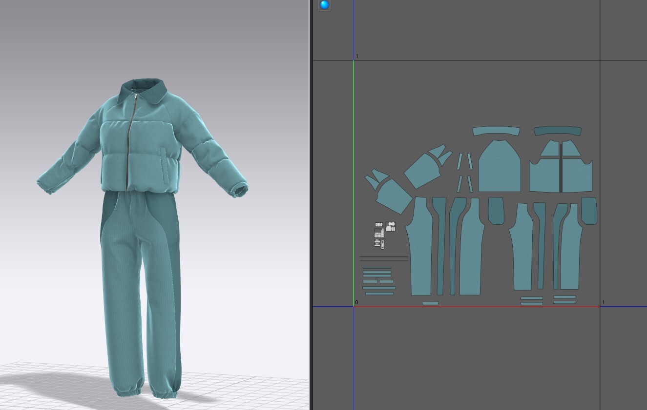 ArtStation - Velvet sport suit / Marvelous designer Clo3d / high poly ...