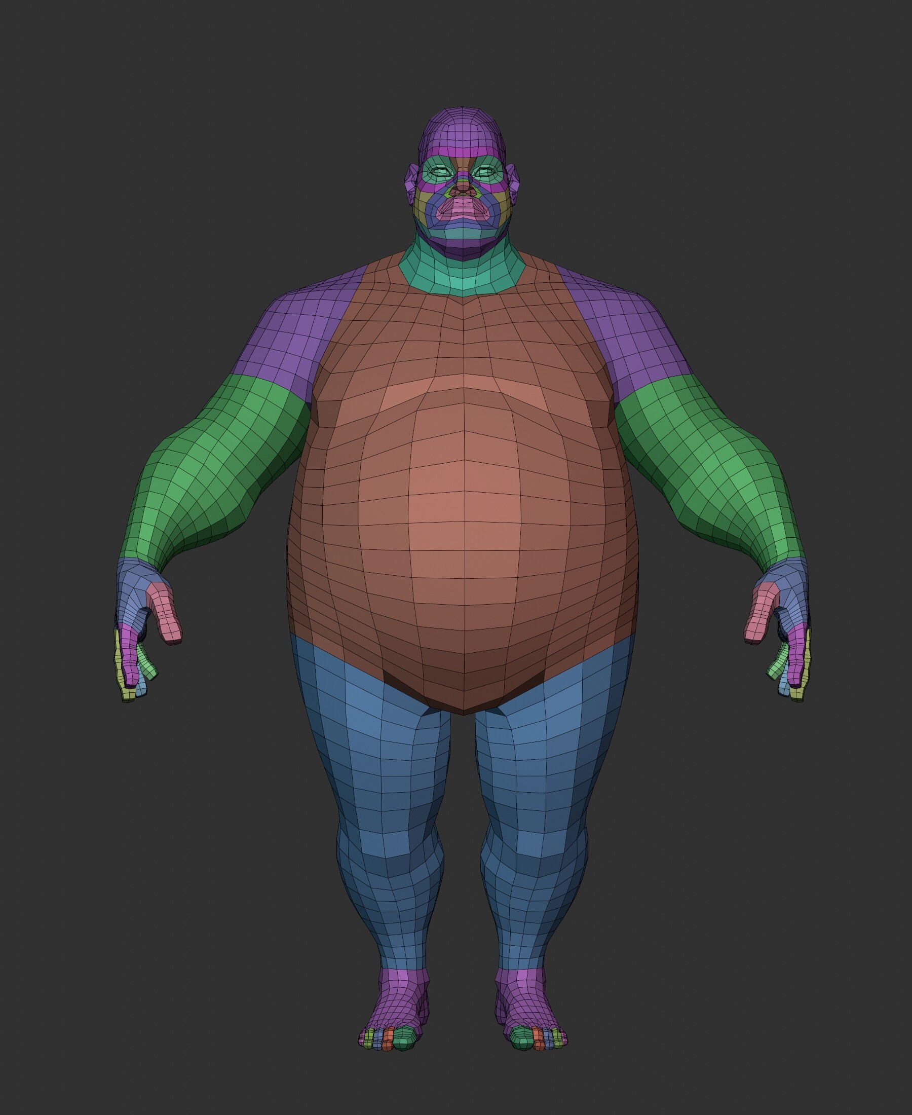 ArtStation - Stylized Fat Lowpoly Basemesh | Resources