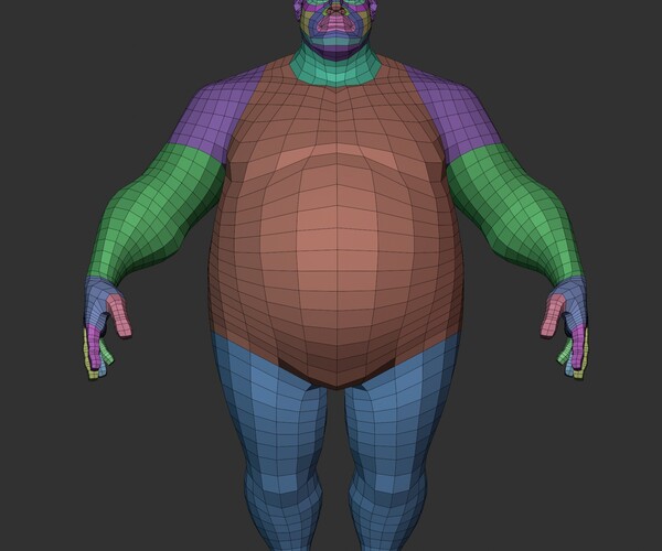ArtStation - Stylized Fat Lowpoly Basemesh | Resources
