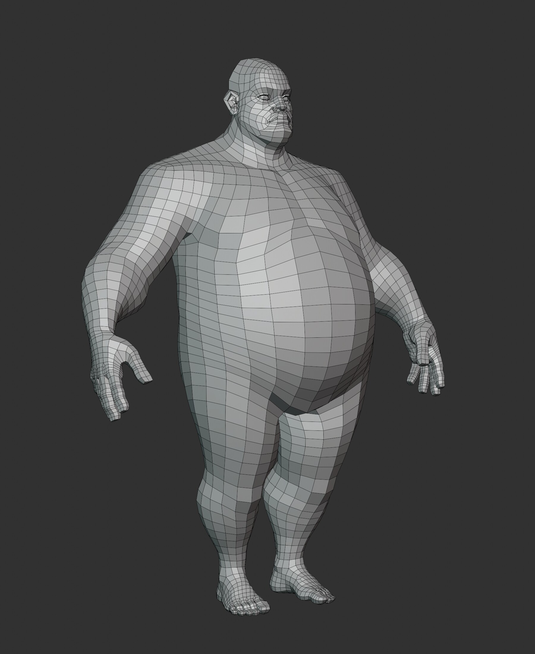 ArtStation - Stylized Fat Lowpoly Basemesh | Resources