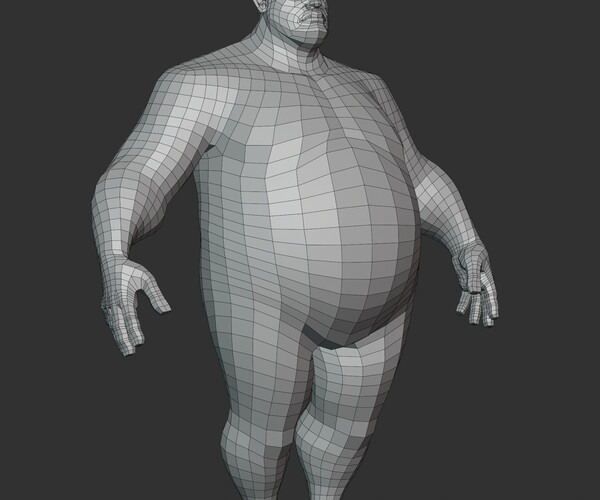 ArtStation - Stylized Fat Lowpoly Basemesh | Resources
