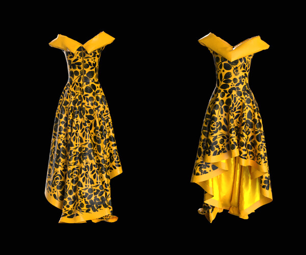 ArtStation - 10 Basic Women's dress | Game Assets