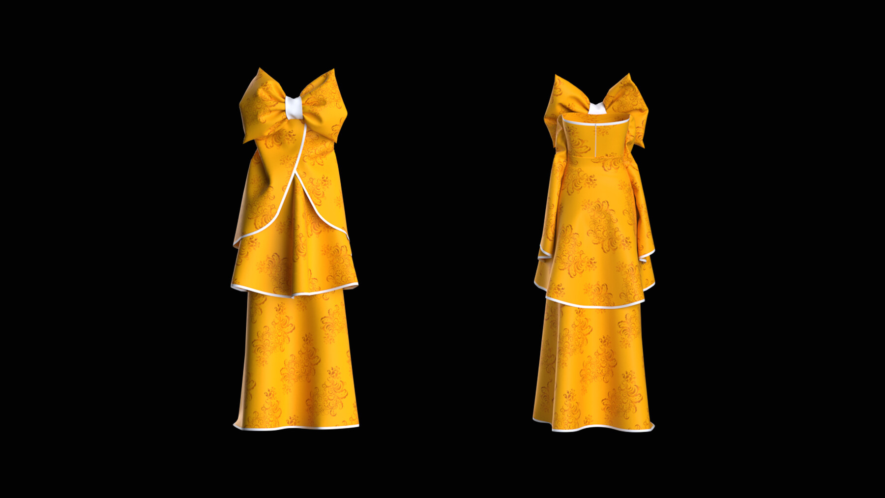 ArtStation - 10 Basic Women's dress | Game Assets