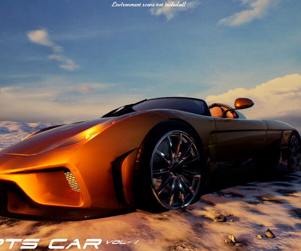 ArtStation - Sports car VOL_01 Unreal Engine 5 Asset Pack | Game Assets