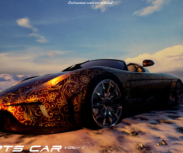 ArtStation - Sports car VOL_01 Unreal Engine 5 Asset Pack | Game Assets
