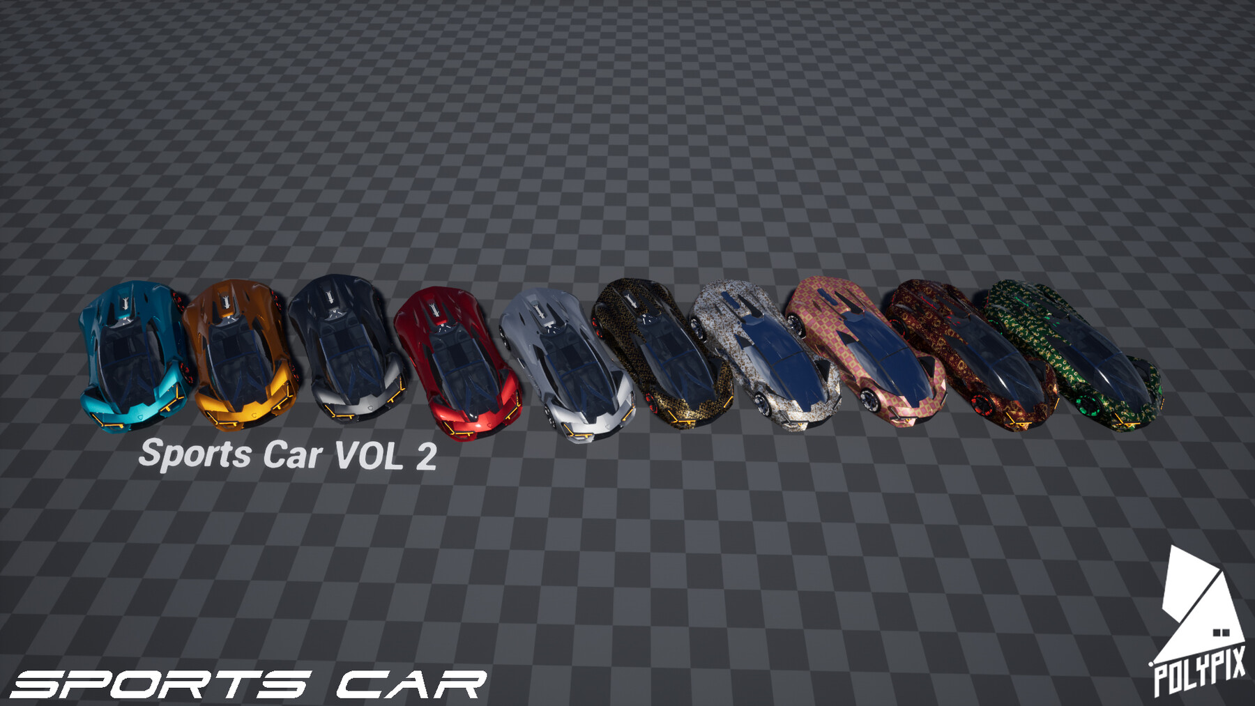 ArtStation - Sports car VOL_02 Unreal Engine 5 Asset Pack | Game Assets