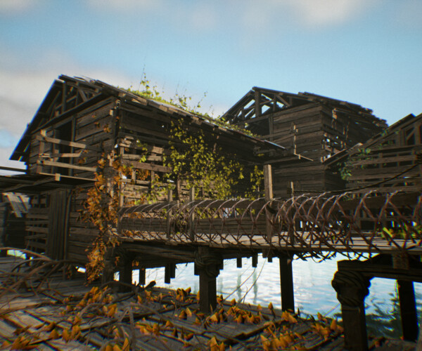 ArtStation - Slum Island Unreal Engine 5 Asset Pack | Game Assets