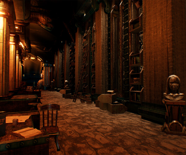 ArtStation - Enchanted Library Unreal Engine 5 Asset Pack | Game Assets