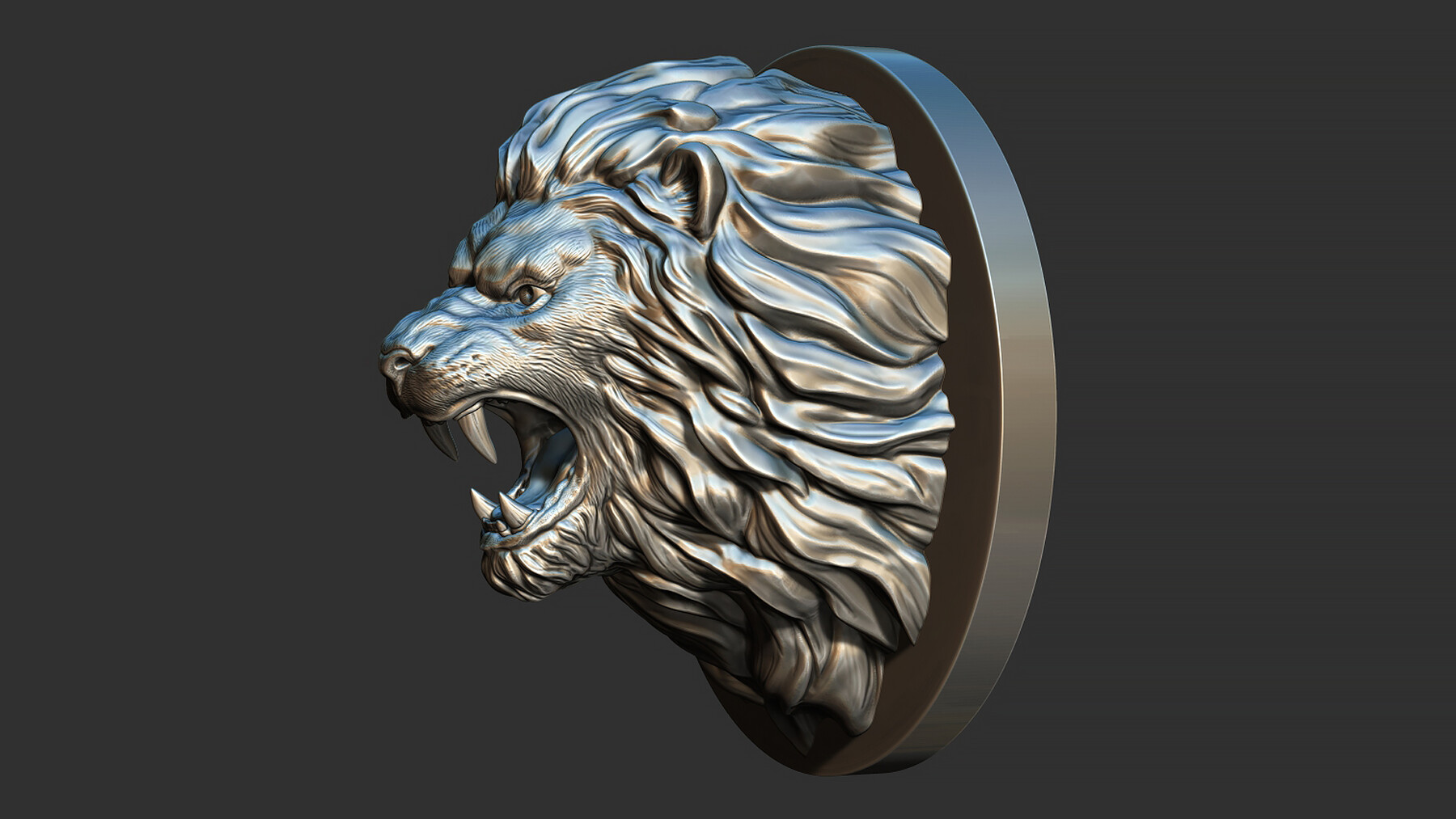 ArtStation - Lion face head | Resources