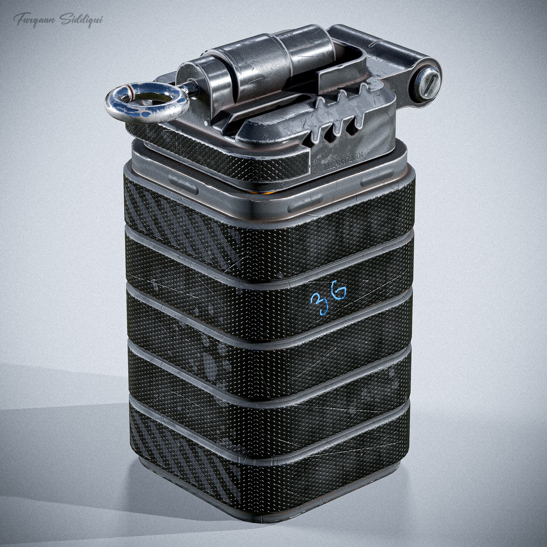ArtStation - Sci-fi Heavy Frag Grenade | Game Assets