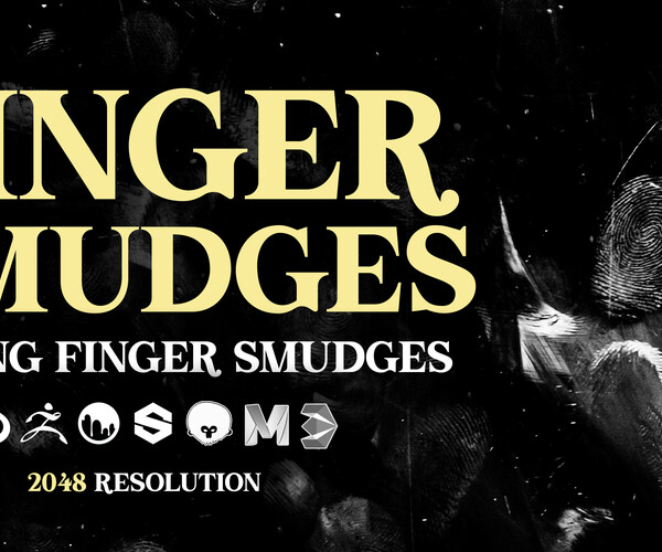 ArtStation - Finger Smudges: Alphas / Textures | Brushes