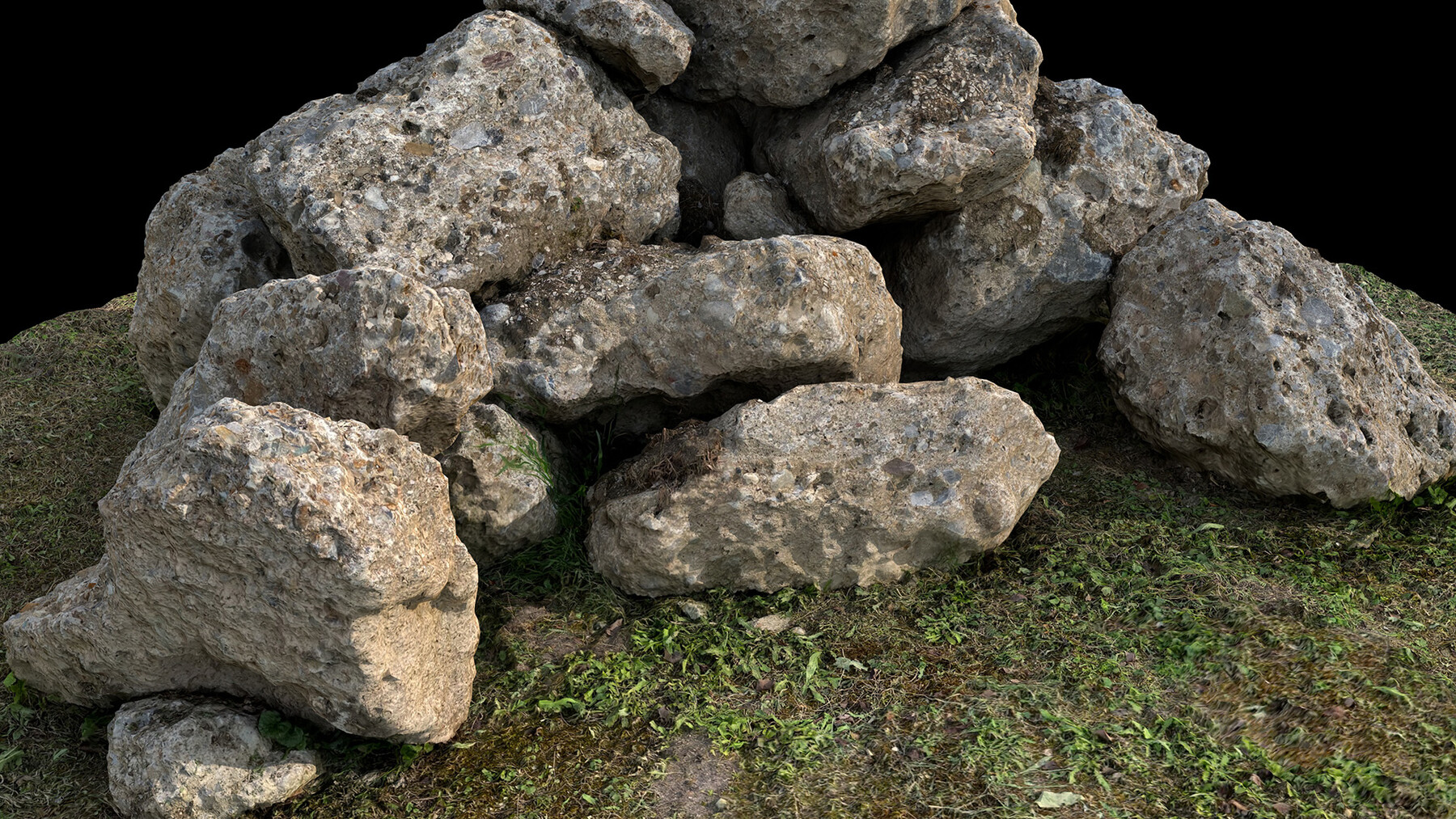 ArtStation - Gravel Rock Pile 01 | Resources