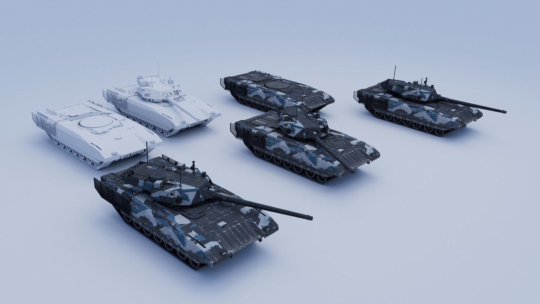 ArtStation - T-14 Armata | Game Assets