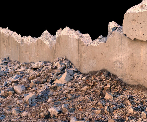 ArtStation - Gravel Wall 04 | Resources