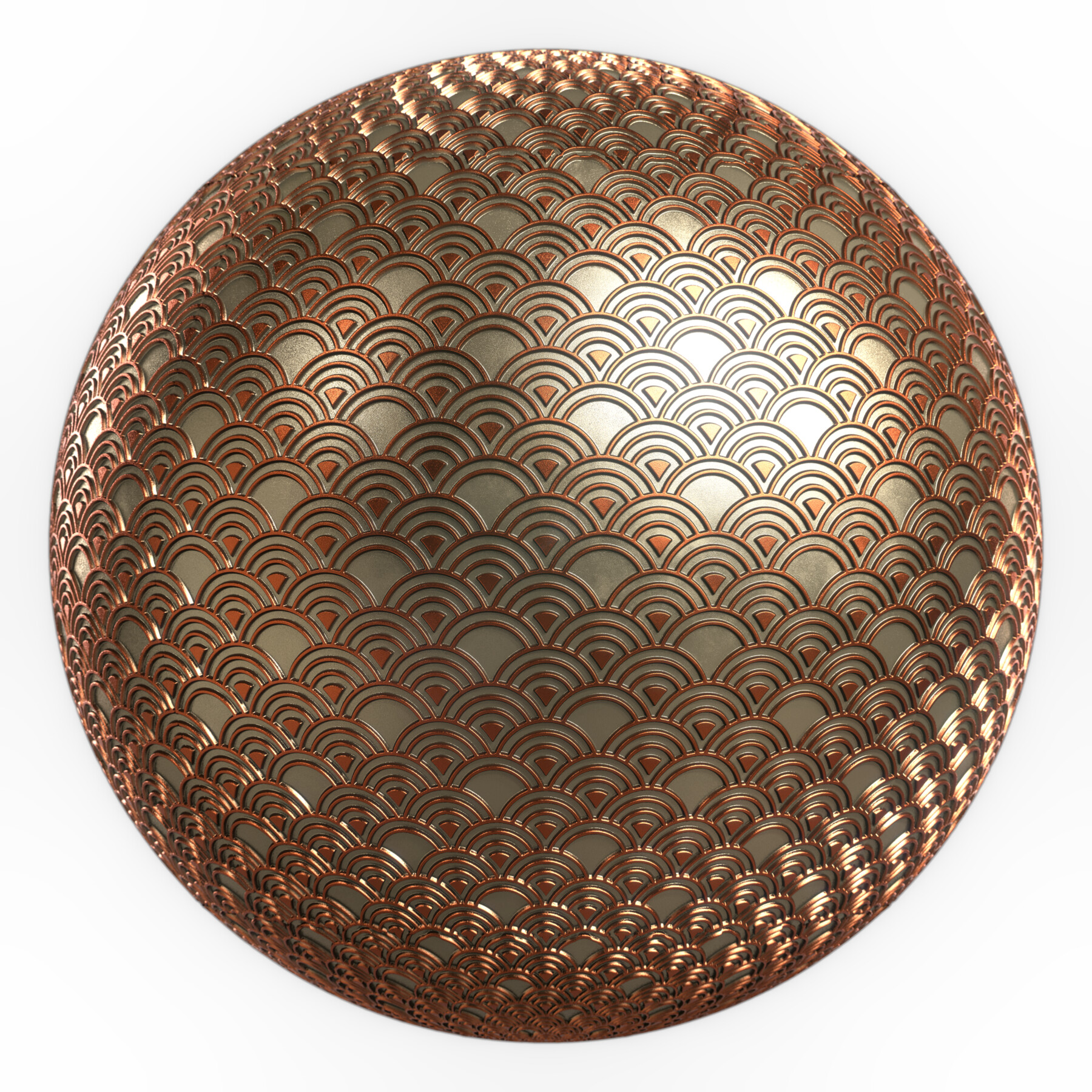 ArtStation - Metal Materials 25- Ornament Metal panels, Pbr 4k Seamless ...