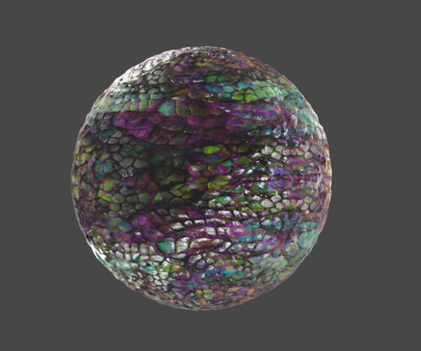 ArtStation - Seamless textures and materials | Magic crystal reptile ...