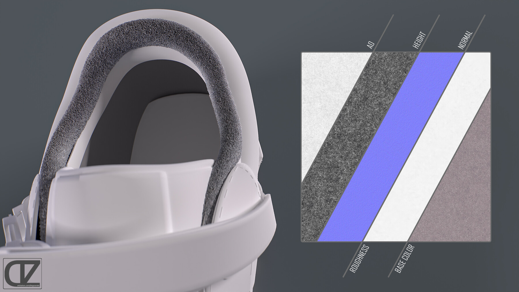 ArtStation - PBR - CASHMERE FABRIC, SPORTSWEAR - 4K MATERIAL | Game Assets