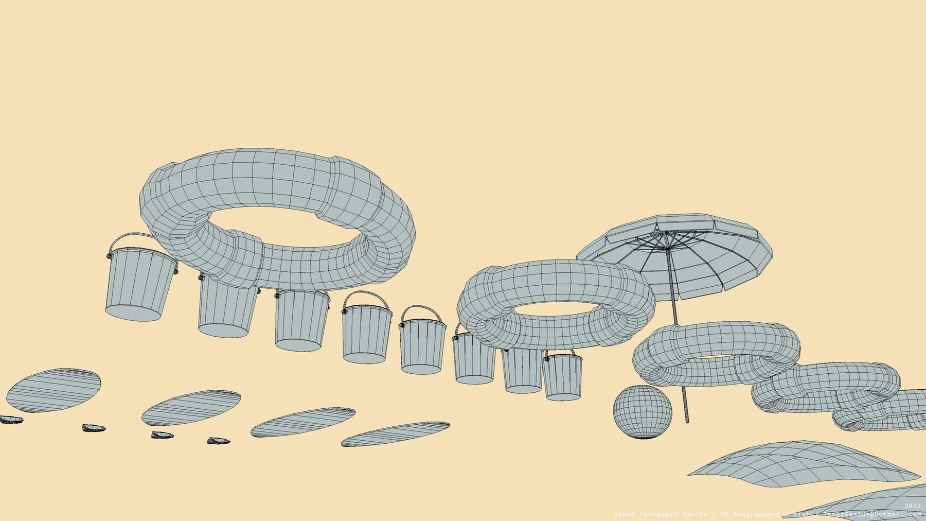 ArtStation - Beach Props Pack JFG V2 | Resources