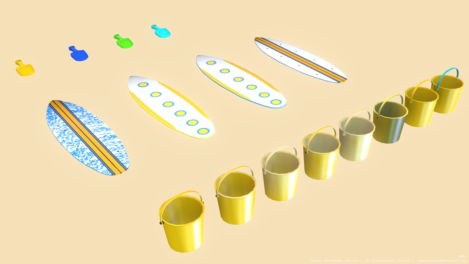 ArtStation - Beach Props Pack JFG V2 | Resources