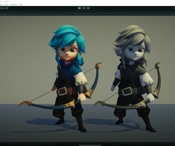 ArtStation - Unity VFX - Grayscale Effect | Game Assets
