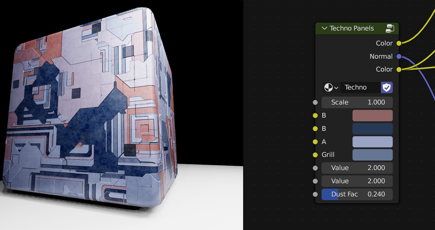 ArtStation - Techno Material | Resources