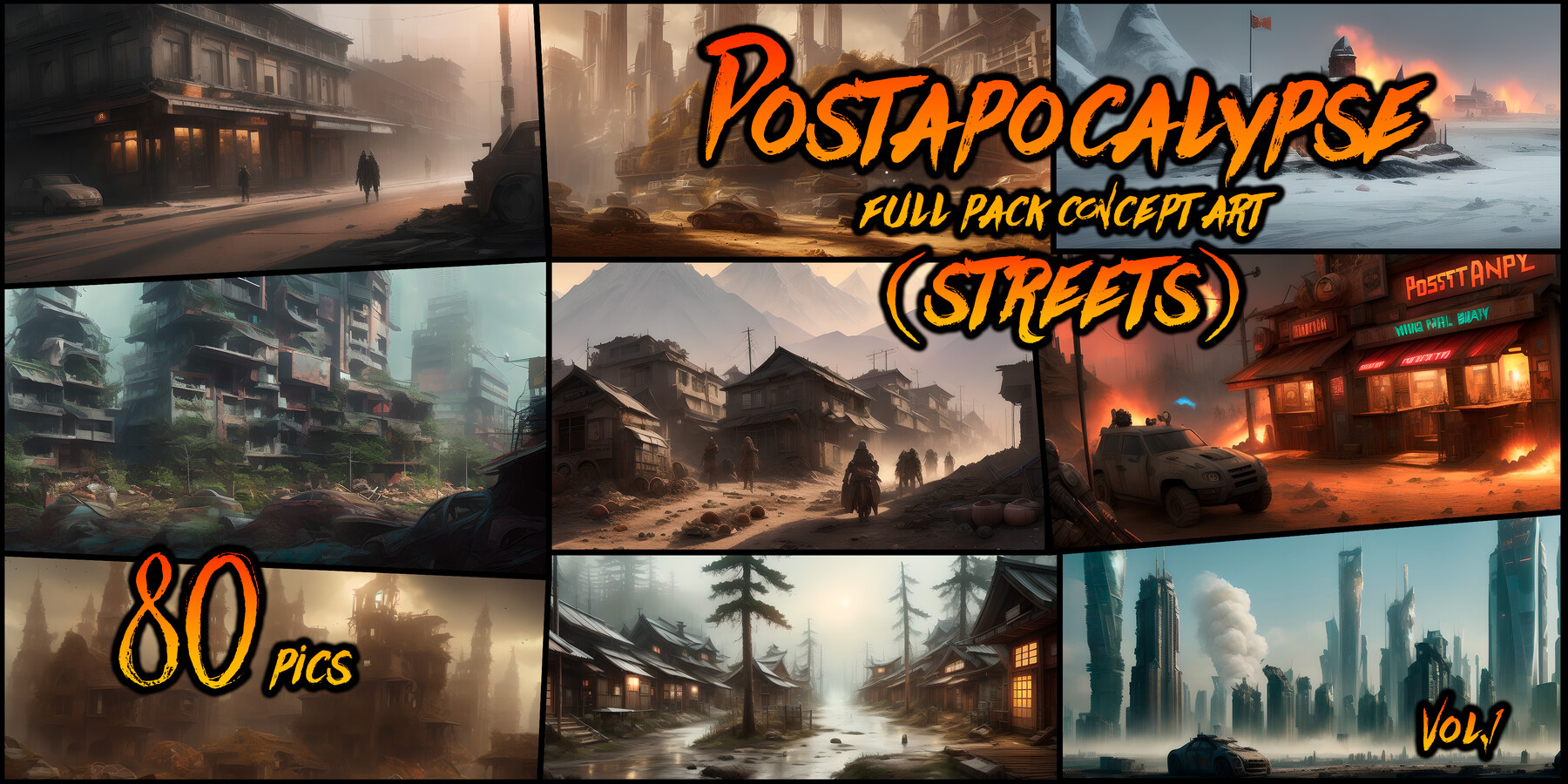 ArtStation - Full Apocalypse Concept pack vol.1 | Artworks