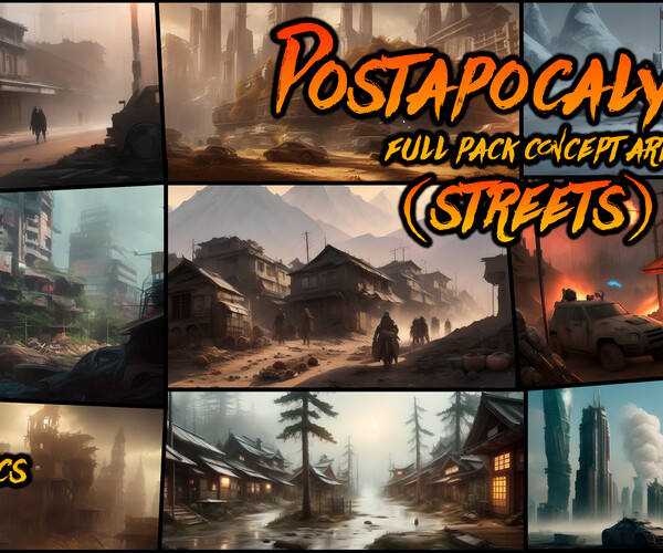 ArtStation - Full Apocalypse Concept pack vol.1 | Artworks