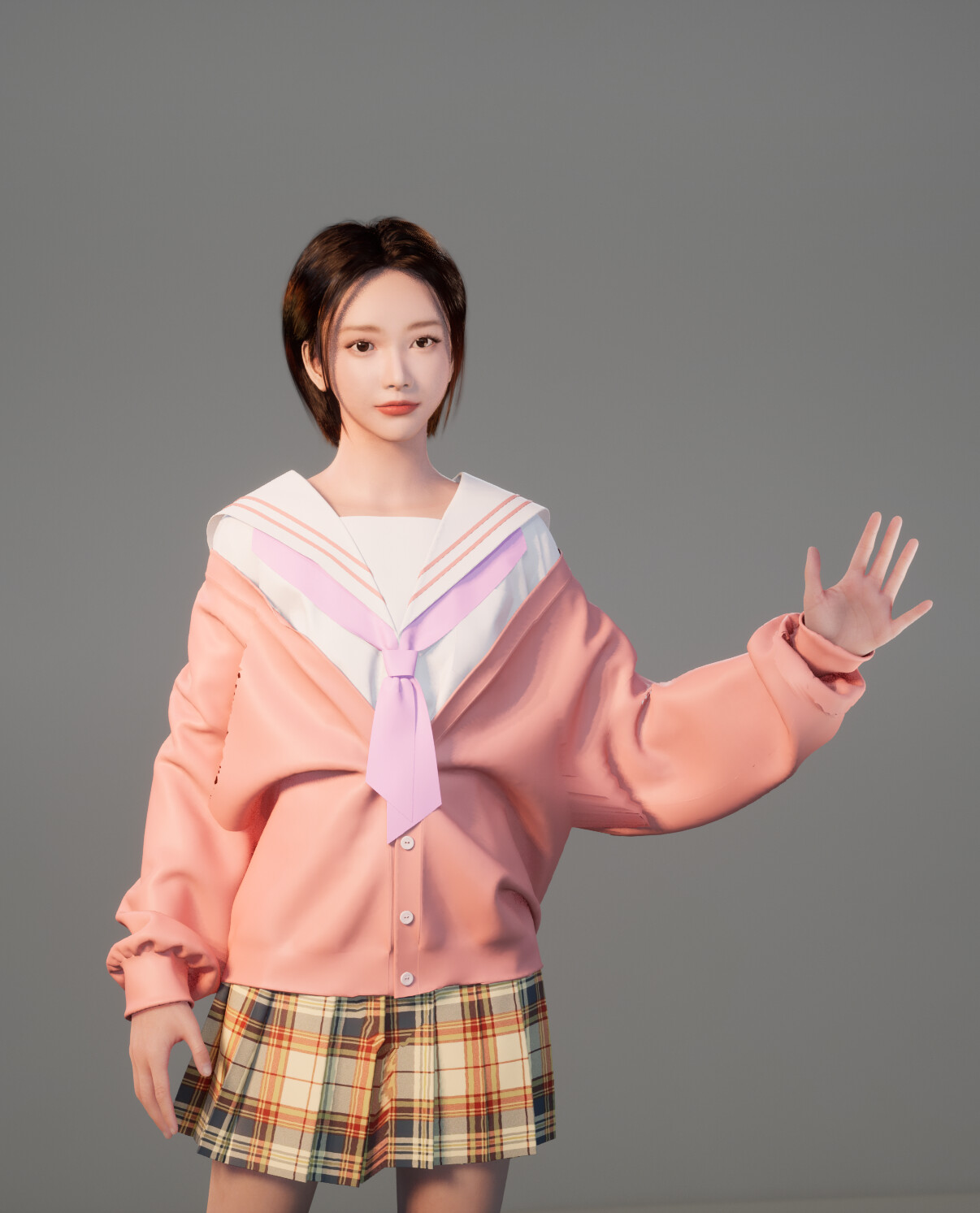 ArtStation - YUJIN-Young short haired girl--Metahuman/Unreal engine 5 ...