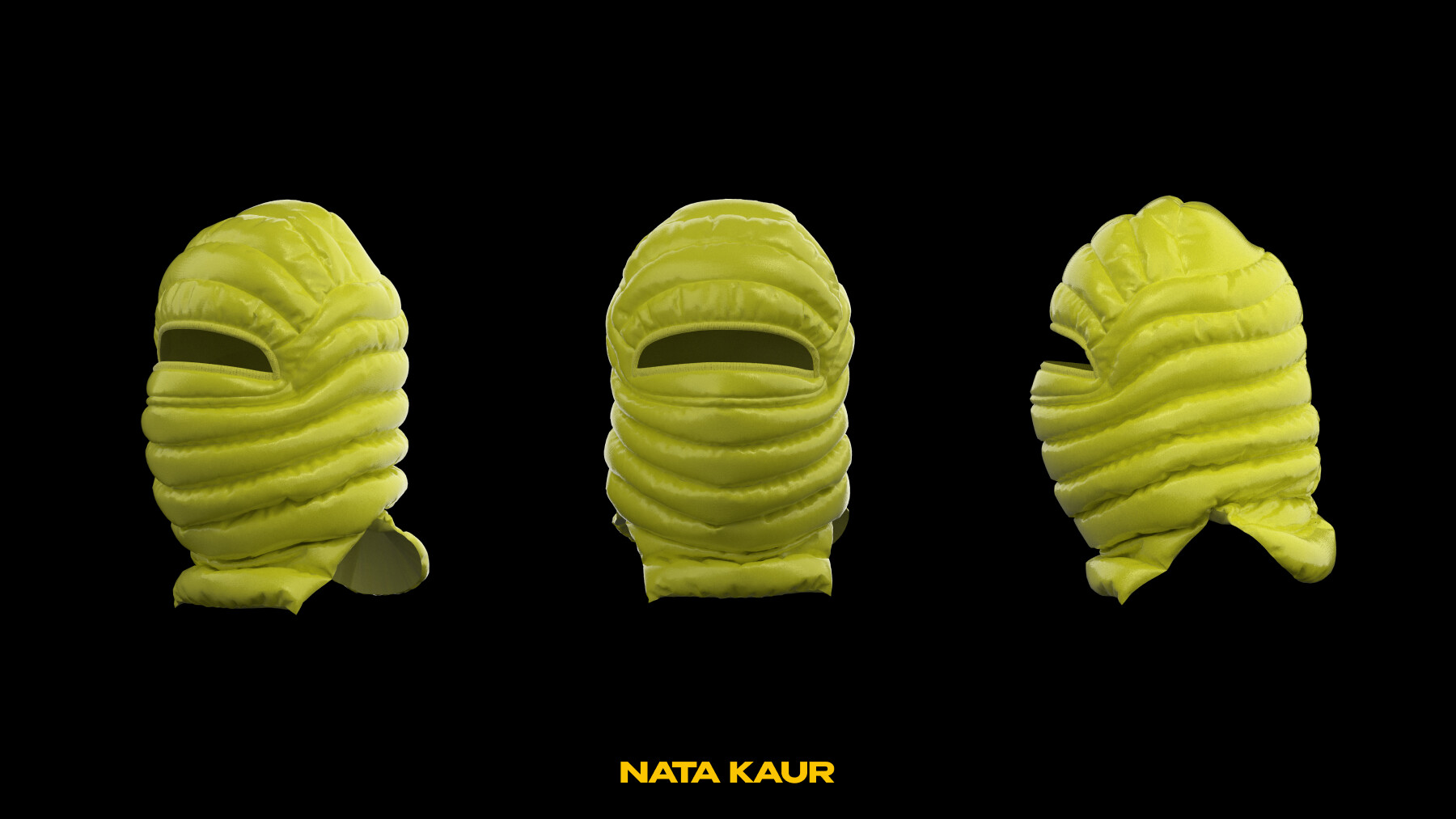 ArtStation - Puffer Balaclava Mask/ Clo 3d/ Marvelous Designer+OBJ File ...