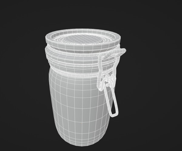 ArtStation - Glass jar 3d models set | Resources