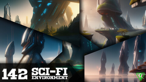 ArtStation - 142 Sci-Fi Environment (More Than 8K Resolution) | Artworks