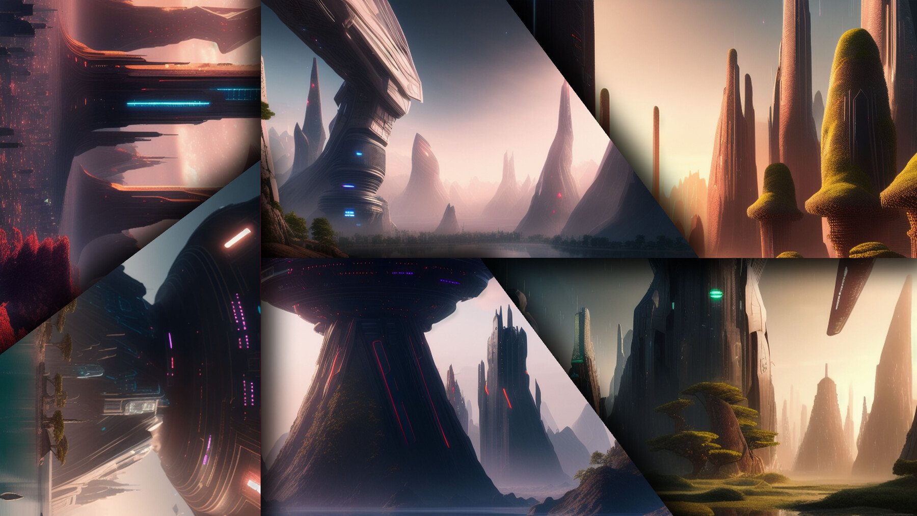 ArtStation - 142 Sci-Fi Environment (More Than 8K Resolution) | Artworks