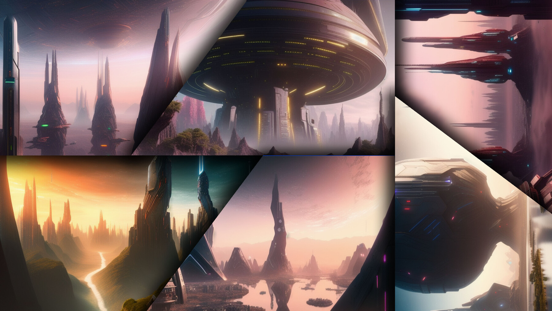 ArtStation - 142 Sci-Fi Environment (More Than 8K Resolution) | Artworks