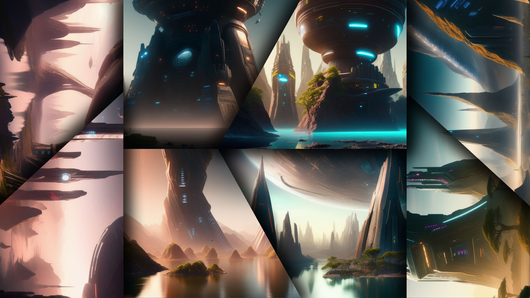 ArtStation - 142 Sci-Fi Environment (More Than 8K Resolution) | Artworks