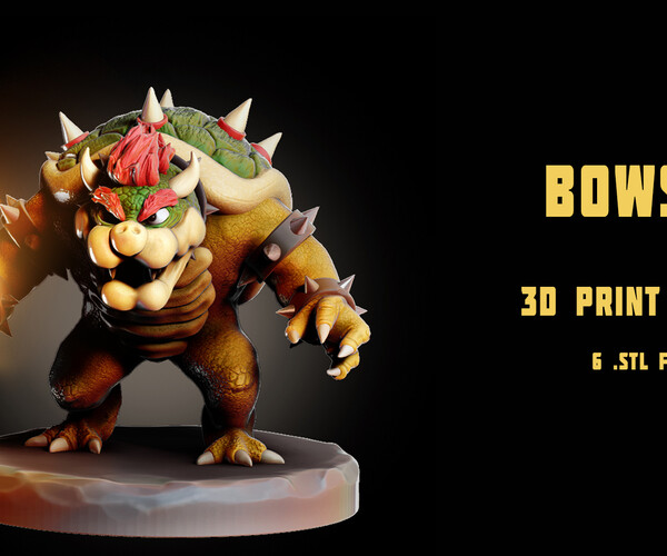 ArtStation - Bowser - 3D Print Model | Resources