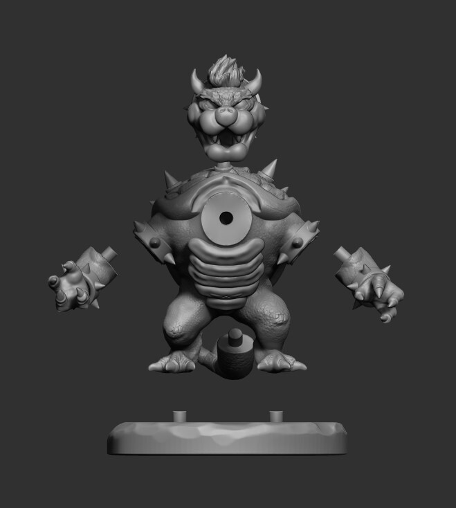 ArtStation - Bowser - 3D Print Model | Resources