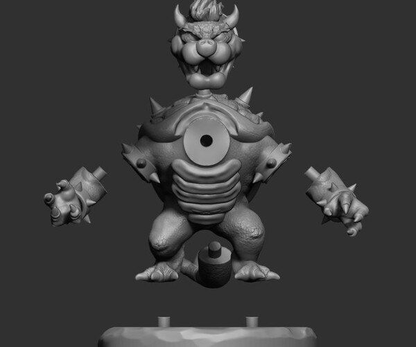 ArtStation - Bowser - 3D Print Model | Resources
