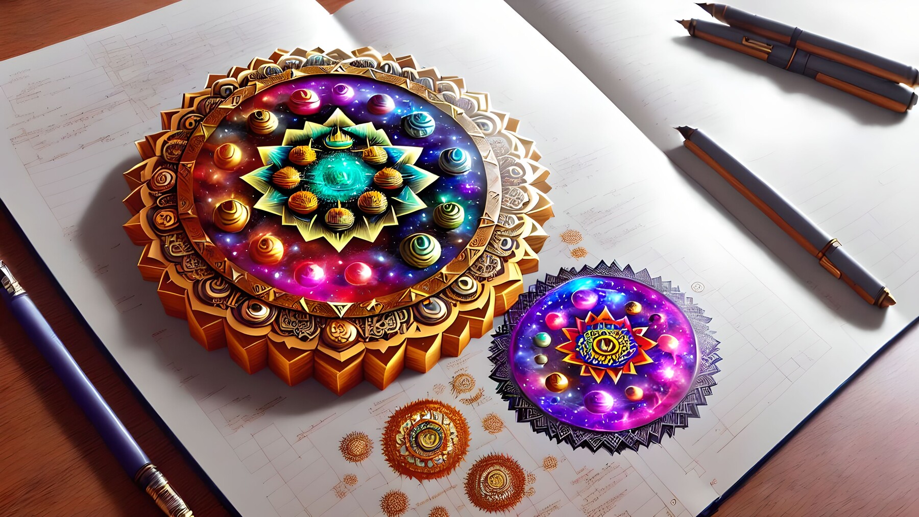 ArtStation - Mandala notebook 4K wallpapers (pack of 65 illustrations ...