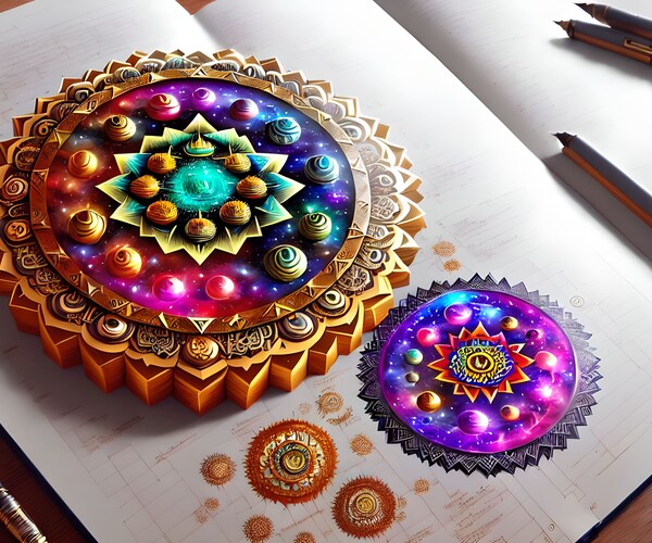 ArtStation - Mandala notebook 4K wallpapers (pack of 65 illustrations ...