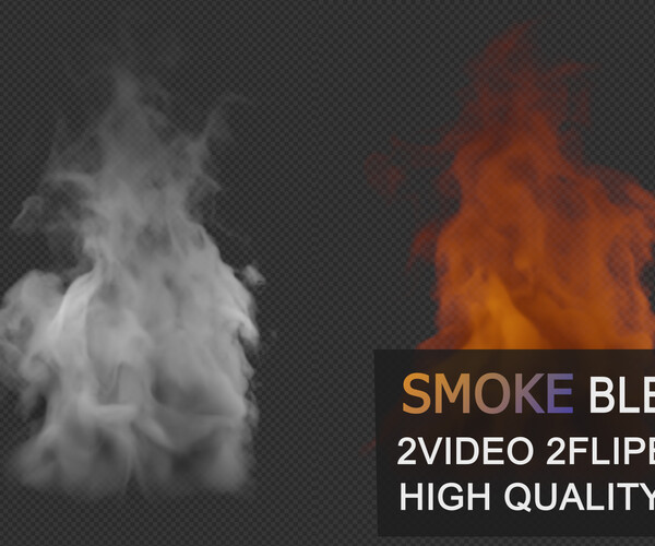 ArtStation - Smoke Animation 3D Blender | Game Assets