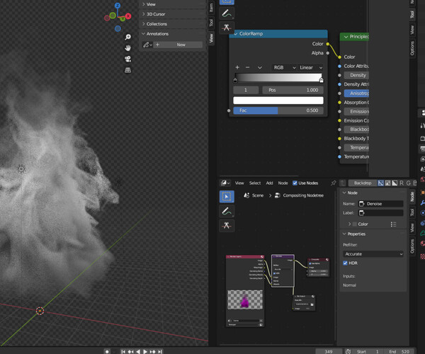 ArtStation - Smoke Animation 3D Blender | Game Assets