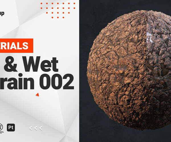 ArtStation - Dry And Wet Terrain Sbsar - 002 | Game Assets