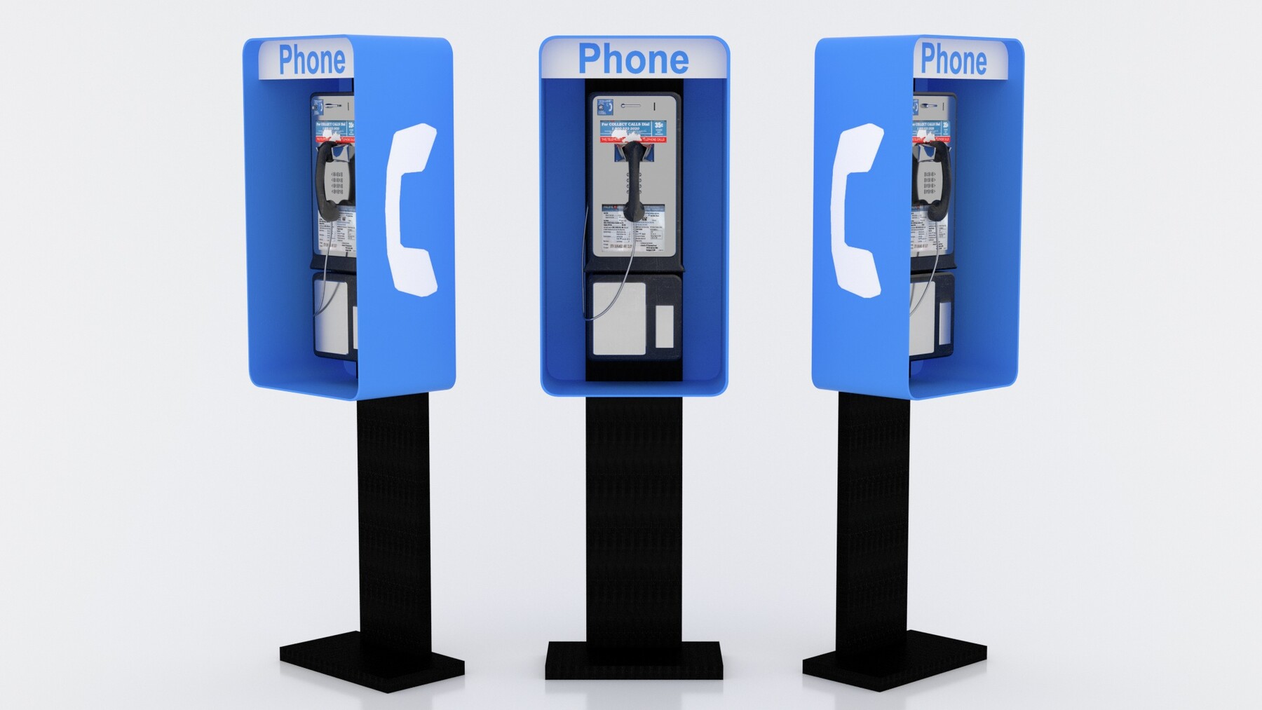 ArtStation - American Freestanding Pacbell Payphone | Resources
