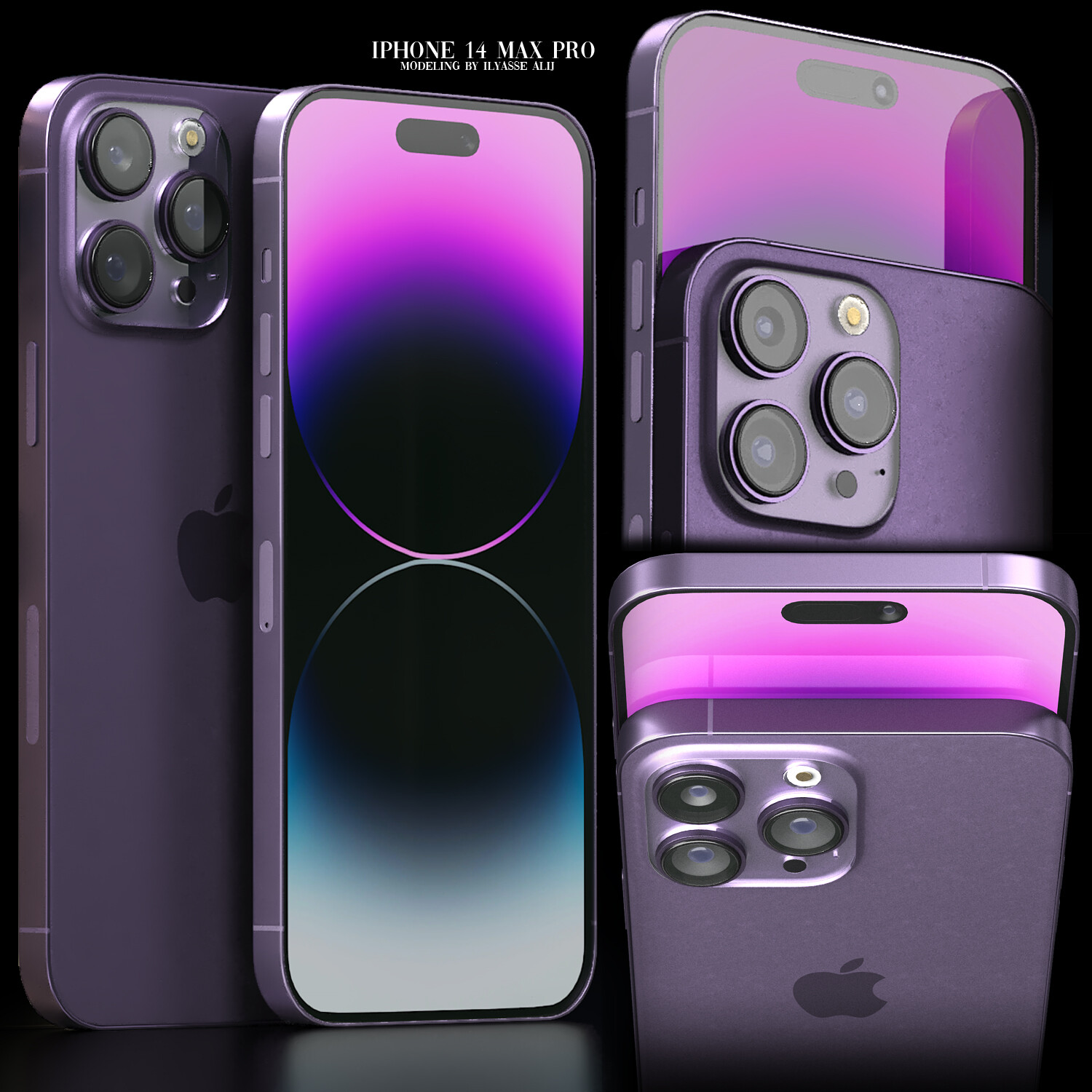 ArtStation - iphone 14 pro max | Resources