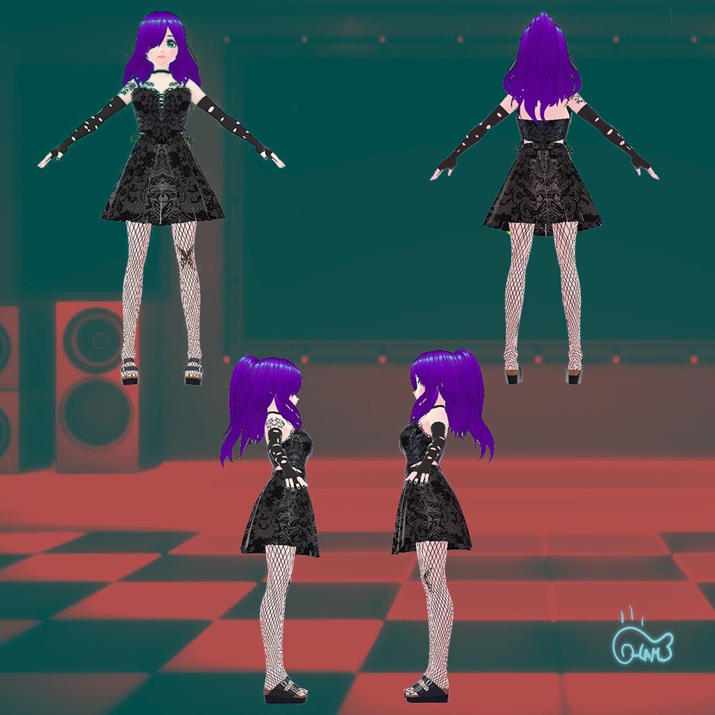 ArtStation - [Vroid] Gothic Clothing | Resources