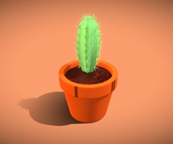 ArtStation - Cactus Pot | Resources